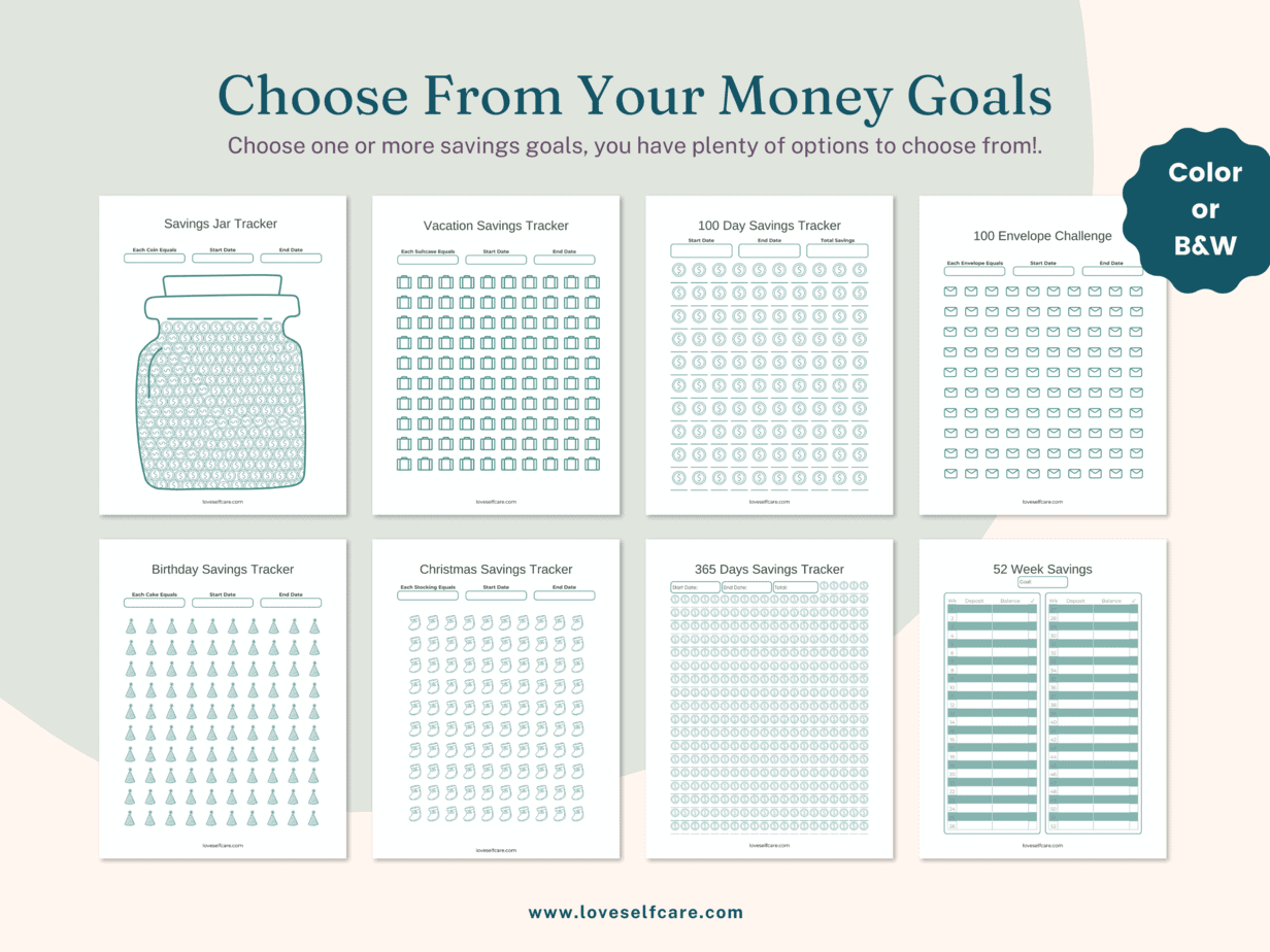 How to Use a Visual Savings Tracker to Reach Your Savings Goals ...