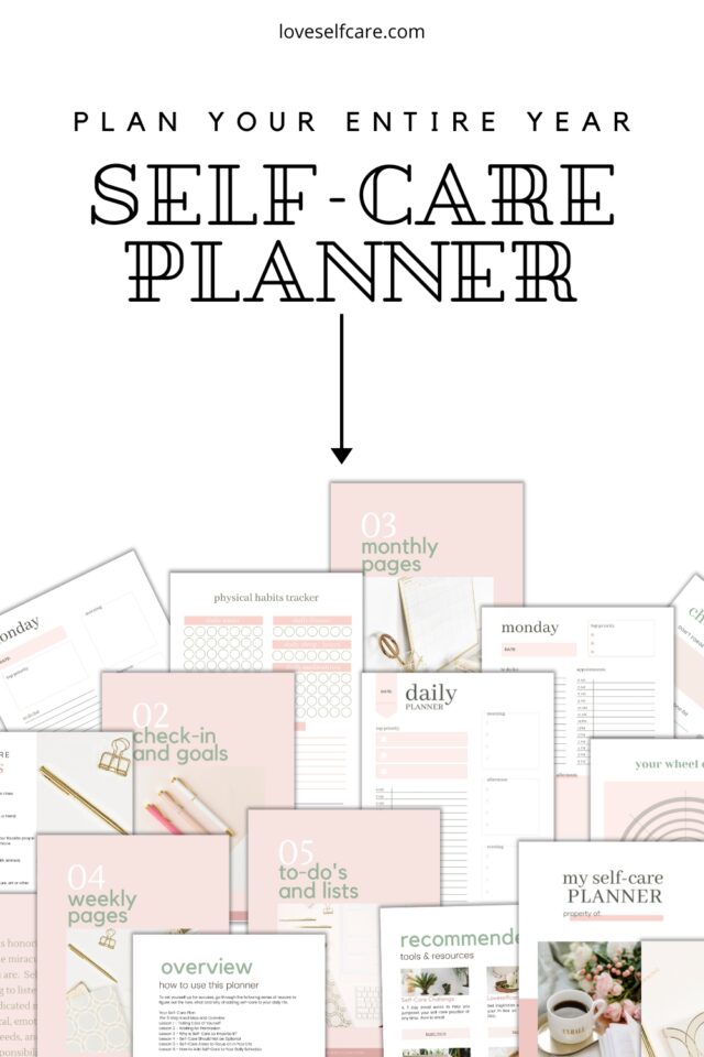 A Self-Care Planner to Save You Time and Reduce Stress in Your Life ...