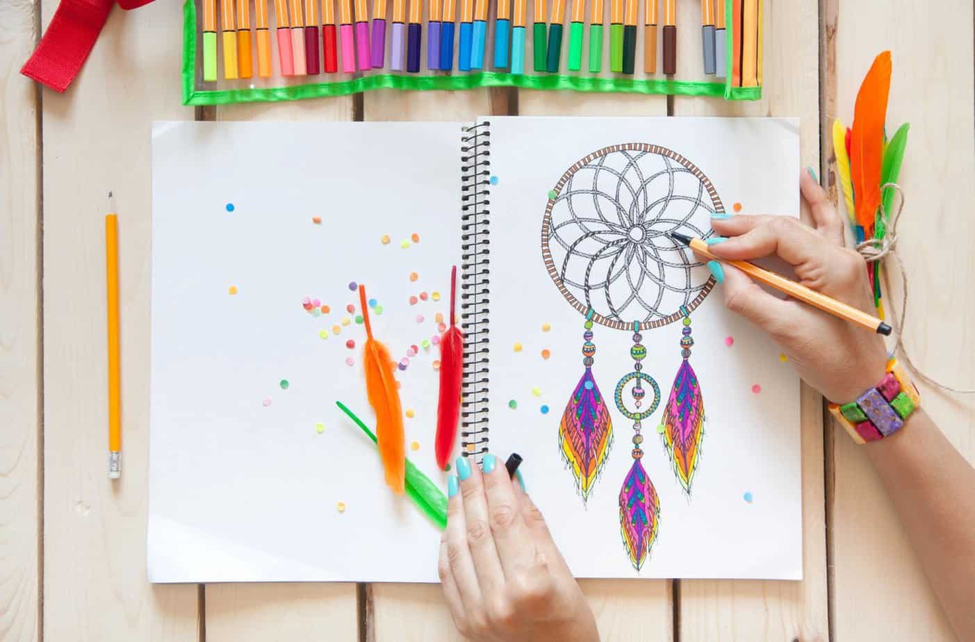 Try these Art Exercises and Relax at the Same Time - Loveselfcare